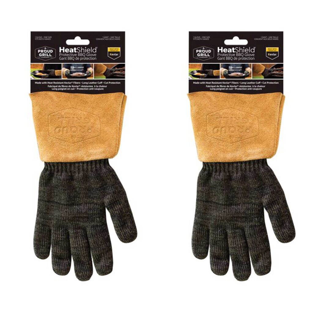 HEATSHIELD BBQ GLOVE PAIR/2 GLOVES – BUNDLE - Proud Grill Company